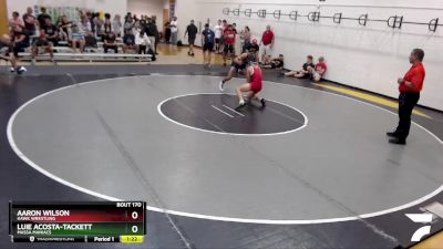 132 lbs Cons. Round 2 - Aaron Wilson, HAWK Wrestling vs Luie Acosta ...