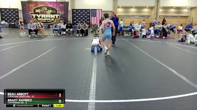 84 lbs Round 5 (8 Team) - Beau Abbott, Cleveland Wrestling vs Brady ...