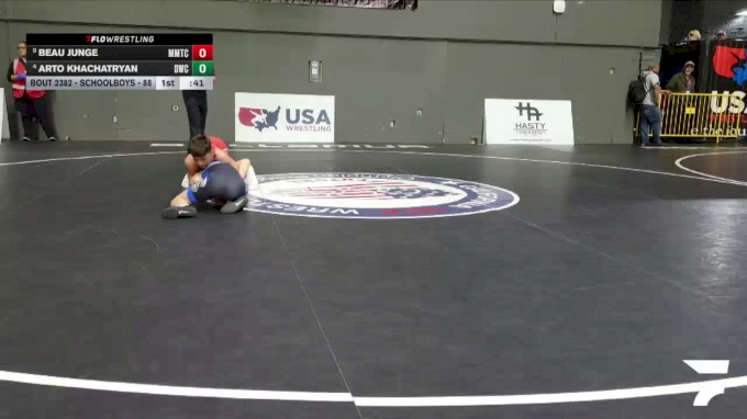 Schoolboys - 88 lbs Semis - Beau Junge, MTC - MANTANONA TRAINING CENTER ...