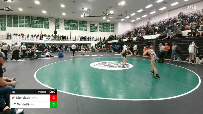 106 lbs Cons. Semi - Tavin Vendetti, Green River vs Wyatt Nicholson, Powell