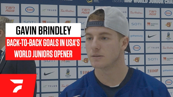 Gavin Brindley Showing Why He's Trusted By Coaches At World Juniors 2024