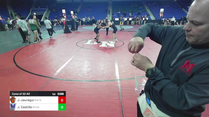 190 lbs Consi Of 32 #2 - Jon Jauregui, Newton North vs Jayzan Castillo ...