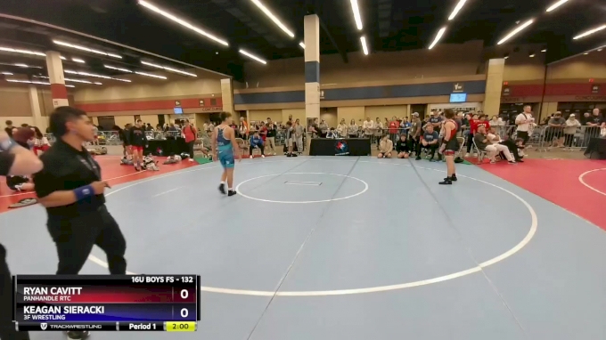 132 lbs Quarterfinal - Ryan Cavitt, Panhandle RTC vs Keagan Sieracki ...