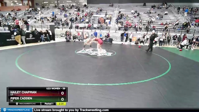 59 lbs Cons. Semi - Hailey Chapman, CA vs Piper Cadden, AZ