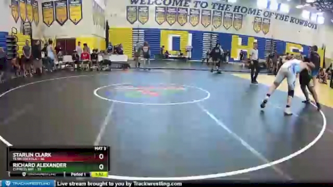 220 lbs Round 4 (8 Team) - Richard Alexander, Cypress Bay vs Starlin ...