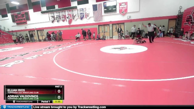 97 lbs Round 5 - Elijah Rios, Toppenish USA Wrestling Club vs Adrian ...