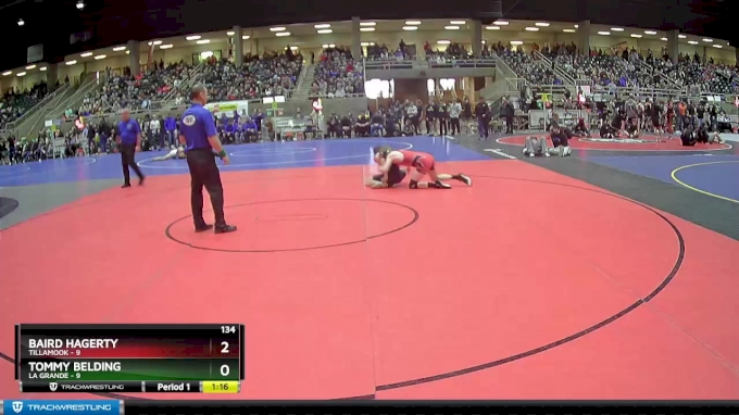 134 lbs Semis & 1st Wrestleback (8 Team) - Tommy Belding, La Grande vs ...