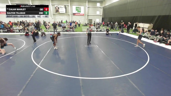 16U Boys - 132 lbs Champ. Round 2 - Kass Huntsman, Empire vs Cordell ...