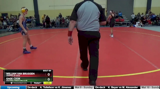 110 lbs Cons. Round 4 - William Van Bruggen, Legends Of Gold vs Gage ...