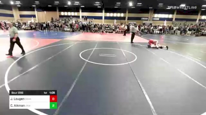160 lbs Round Of 16 - Jackson Lougen, Camas WC vs Casey Aikman, Ukiah