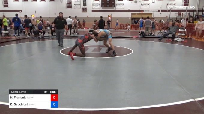 120 lbs Consolation - Kaelan Francois, Rahway vs Christopher Bacchioni ...