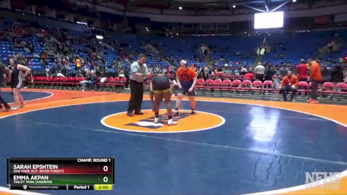 235 lbs Champ. Round 1 - Sarah Epshtein, Oak Park (O.P.-River Forest ...