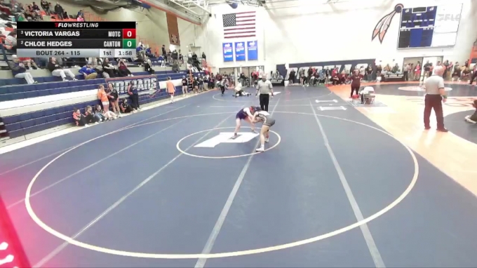 115 lbs Semifinal - Victoria Vargas, Morton Cicero vs Chloe Hedges, Canton