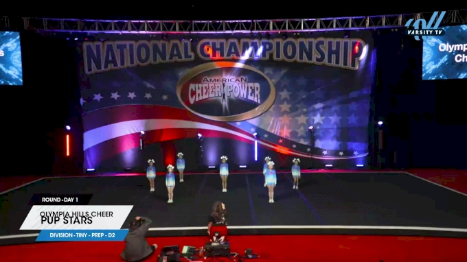 Olympia Hills Cheer - Pup Stars [2023 L1.1 Tiny - PREP - D2 Day 1] 2023 ...
