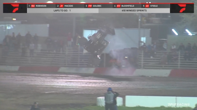 Half Lap From Victory, Ryan Robinson Crashes Out Spectacularly At Mini ...