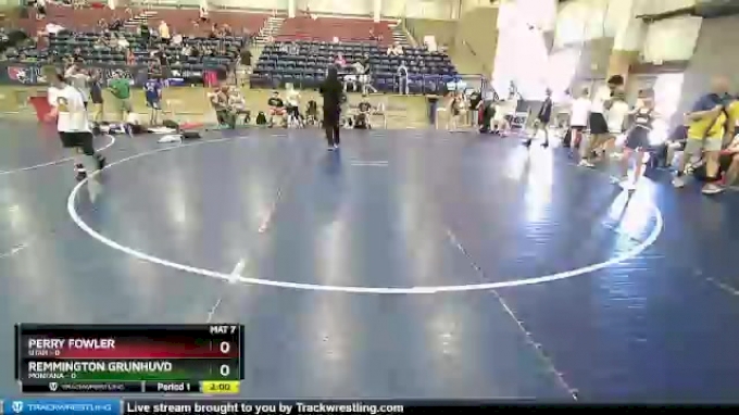 81 lbs Round 2 (6 Team) - Perry Fowler, UTAH vs Remmington Grunhuvd ...