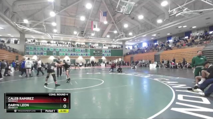 150 lbs Cons. Round 4 - Daryn Leon, Brawley vs Caleb Ramirez, Brawley
