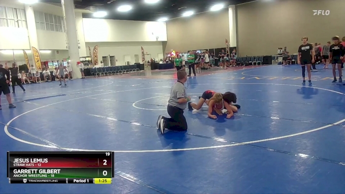 138 lbs Round 2 (10 Team) - Jesus Lemus, Straw Hats vs Garrett Gilbert ...