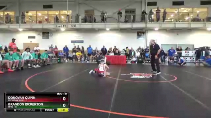 83 lbs 2nd Place Match (16 Team) - Donovan Quinn, Michigan Blue vs ...