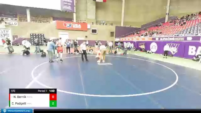 170 lbs Champ. Round 2 - Nick Bernik, RedNose Wrestling School LLC vs ...