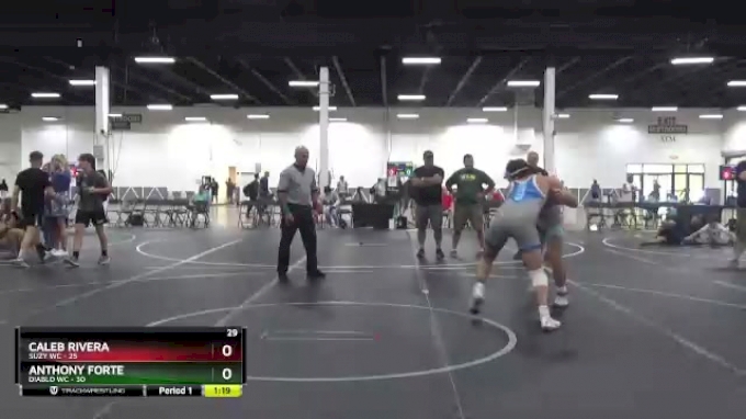 182 lbs Placement (4 Team) - Anthony Forte, Diablo WC vs Caleb Rivera ...