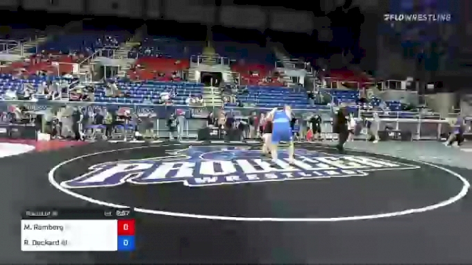 220 lbs Round Of 16 - Max Ramberg, Wisconsin vs Royce Deckard III, Indiana