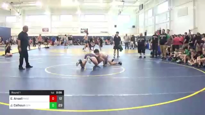 160 lbs Round 1 - Ethan Ansell, Phoenix Wrestling Red vs Joey Calhoun ...