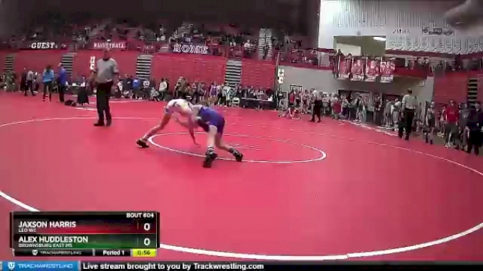 70 lbs Champ. Round 1 - Alex Huddleston, Brownsburg East MS vs Jaxson ...