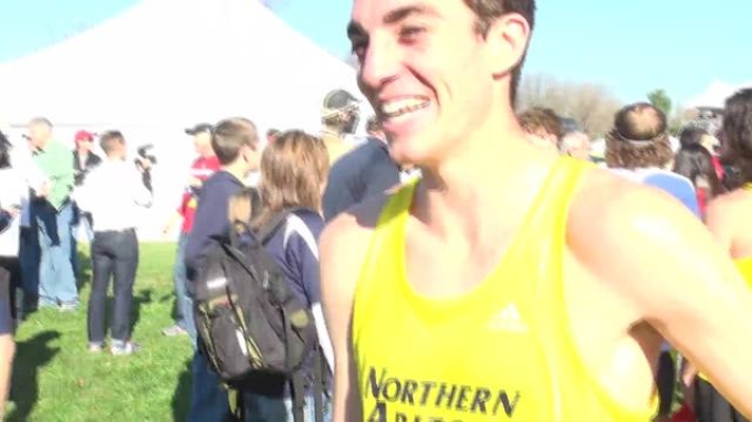Brian Shrader of NAU 15th place at 2012 NCAA XC Champs