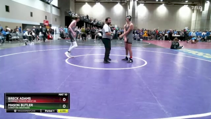 144 lbs Champ. Round 1 - Mason Butler, Christian Brothers vs Breck ...