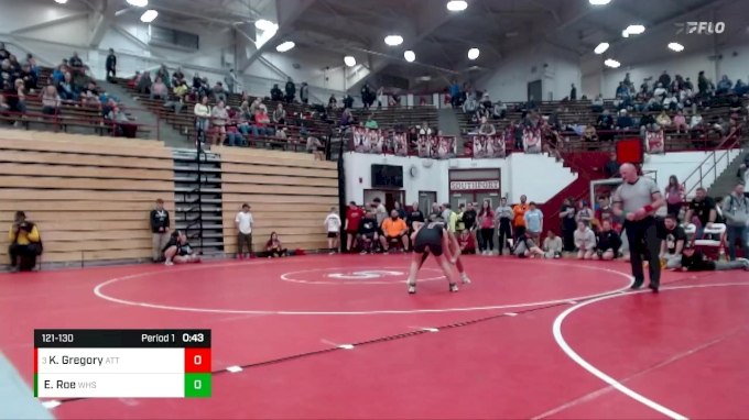 121-130 lbs Cons. Round 2 - Kara Gregory, Attica vs Emma Roe, Western ...