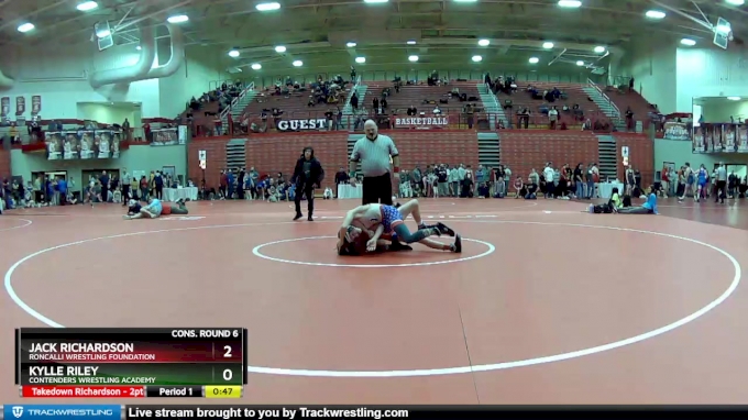 113 lbs Cons. Round 6 - Kylle Riley, Contenders Wrestling Academy vs ...