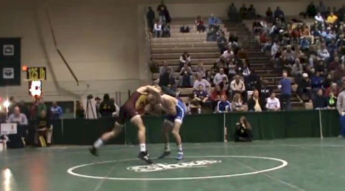 125 lbs match Christian Cullinan Central Michigan vs. Steve Bonanno ...