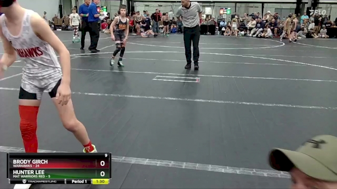 68 lbs Placement (4 Team) - Brody Girch, Warhawks vs Hunter Lee, Mat ...