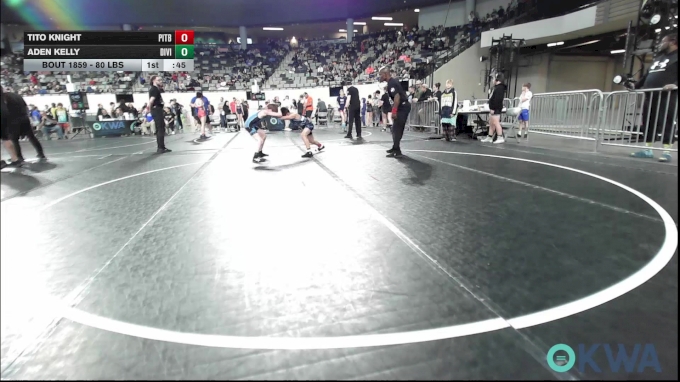 80 lbs Consi Of 8 #2 - Tito Knight, Pitbull Wrestling Academy vs Aden ...