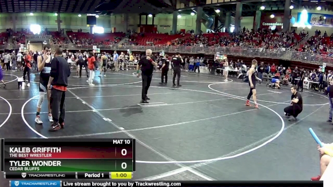 150 lbs Champ. Round 1 - Kaleb Griffith, The Best Wrestler vs Tyler ...