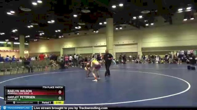 100 lbs Placement (16 Team) - Hayley Petersen, Montana vs Raelyn Wilson, Nebraska Tidal Wave