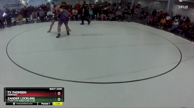 193 lbs Quarterfinal - Ty Thomsen, Nebraska vs Zander Lockling, 2 Tuff ...