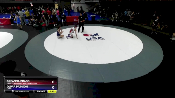 97 lbs Semifinal - Breanna Bragg, Manteca Cobras Wrestling Club vs ...
