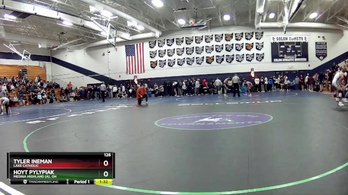 126 lbs Quarterfinal - Tyler Ineman, Lake Catholic vs Hoyt Pylypiak ...