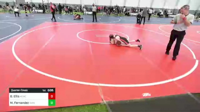 90 lbs Quarterfinal - Bryce Ellis, Hemet Youth WC vs Matthew Fernandez ...