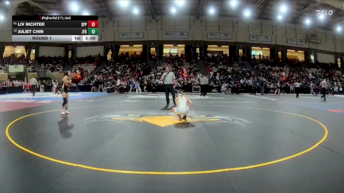 105 lbs Round 1 - Juliet Chin, John F. Kennedy vs Liv Richter, Sparrows ...