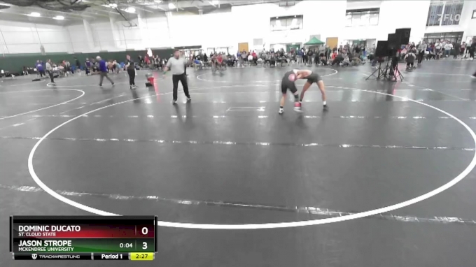125 lbs Quarterfinal - Jason Strope, McKendree University vs Dominic ...