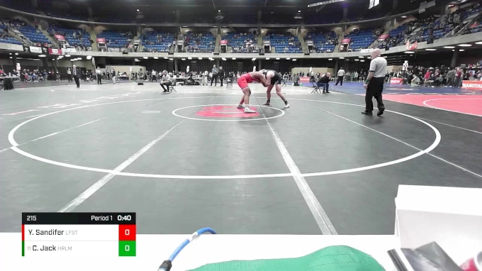 215 lbs Champ. Round 2 - Chandler Jack, Harlem vs Yaree Sandifer, Lake ...