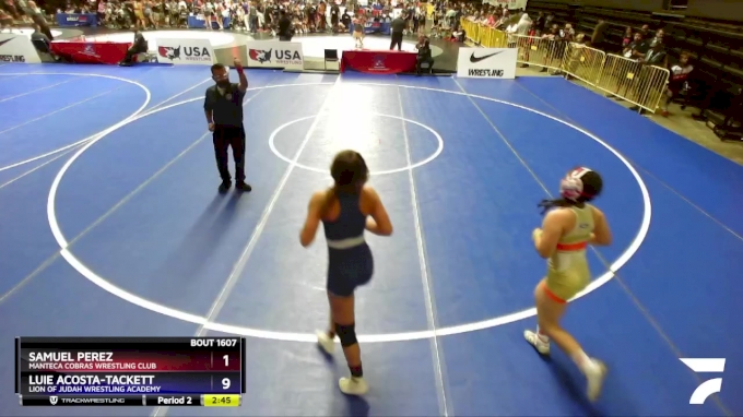 121 lbs Semifinal - Noemi Cordero, Poway Wrestling vs Eliana Salcedo ...