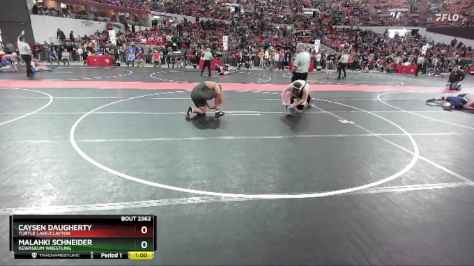 235+ Round 1 - Caysen Daugherty, Turtle Lake/Clayton vs Malahki ...
