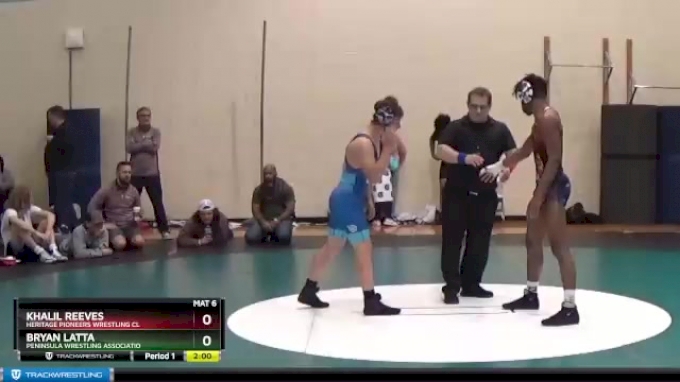 126 lbs Champ. Round 2 - Khalil Reeves, Heritage Pioneers Wrestling Cl ...