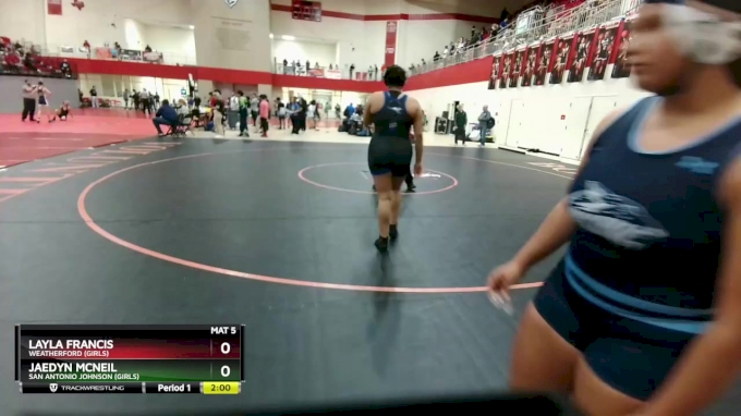 235 lbs Round 2 - Jaedyn McNeil, San Antonio Johnson (Girls) vs Layla ...