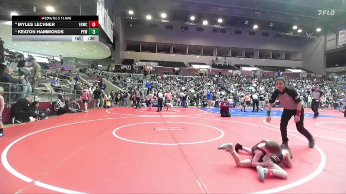 52 lbs Semifinal - Keaton Hammonds, Panther Youth Wrestling-CPR vs ...