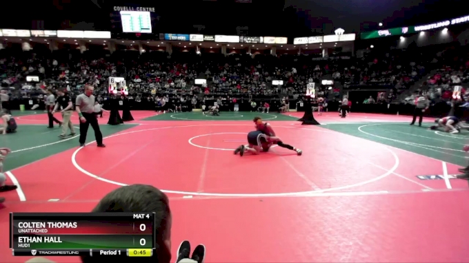 154 lbs Cons. Round 3 - Colten Thomas, Unattached vs Ethan Hall, HUD1